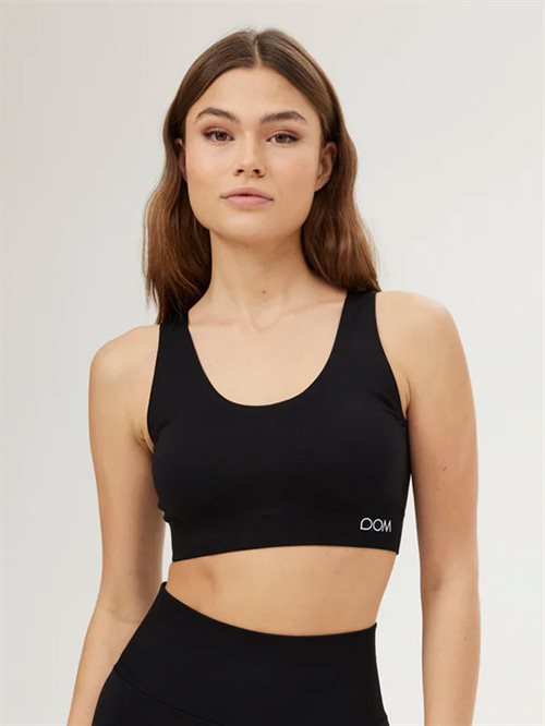 DOM seamless sort top med brede stropper